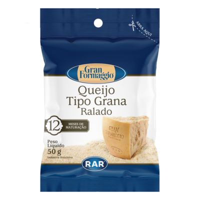 Queijo Gran Formaggio Rar 50g é aqui na Barcelos