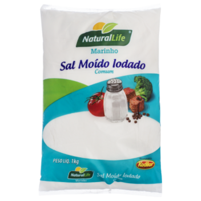 Sal Marinho Natural Life 1kg é aqui na Barcelos
