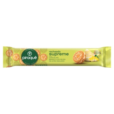 Biscoito Rech.supreme Piraque 80g Ch.bc.c/gel.lim é aqui na Barcelos