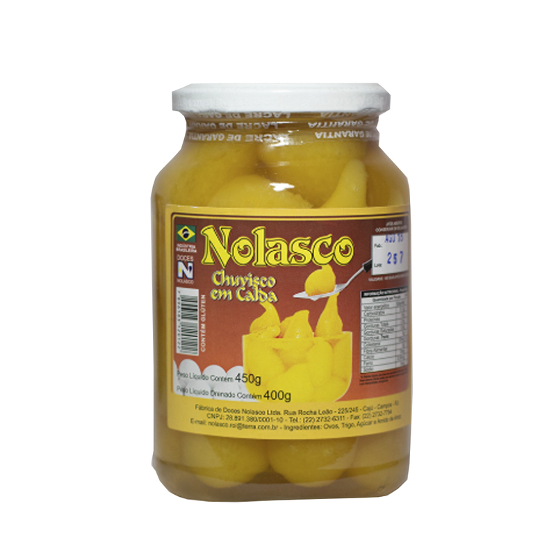 Chuvisco Nolasco 300g Cristalizado é aqui na Barcelos