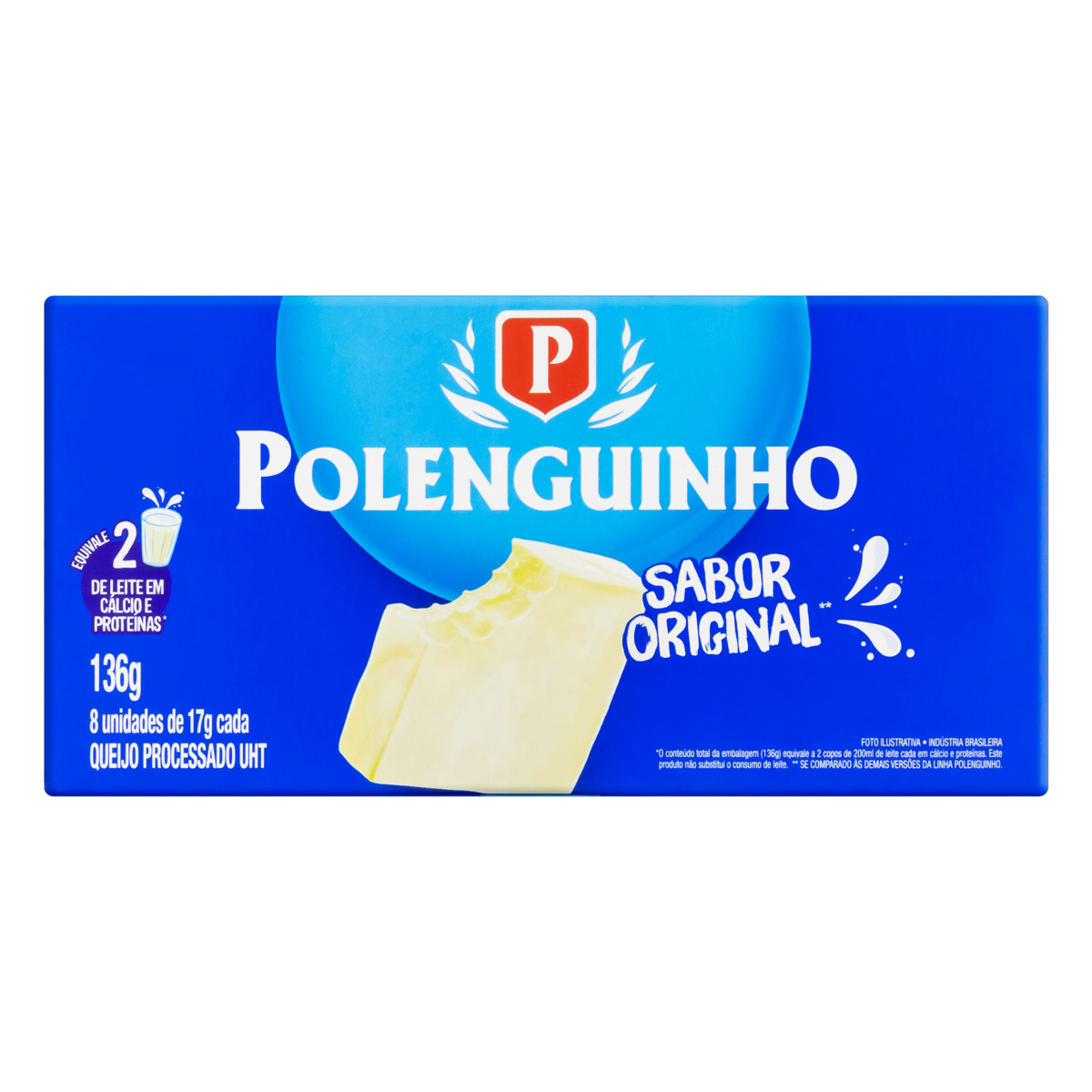 Queijo Polenguinho Polenghi 136g Tradicional Cr. é aqui na Barcelos