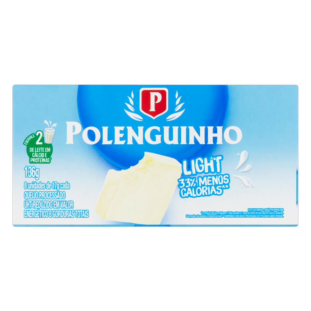 Queijo Polenguinho Polenghi 136g Light é aqui na Barcelos