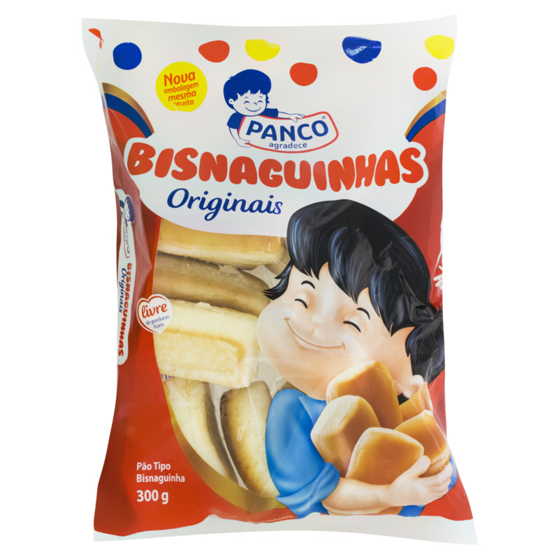 Pao Bisnaguinha Panco 300g Tradicional é aqui na Barcelos