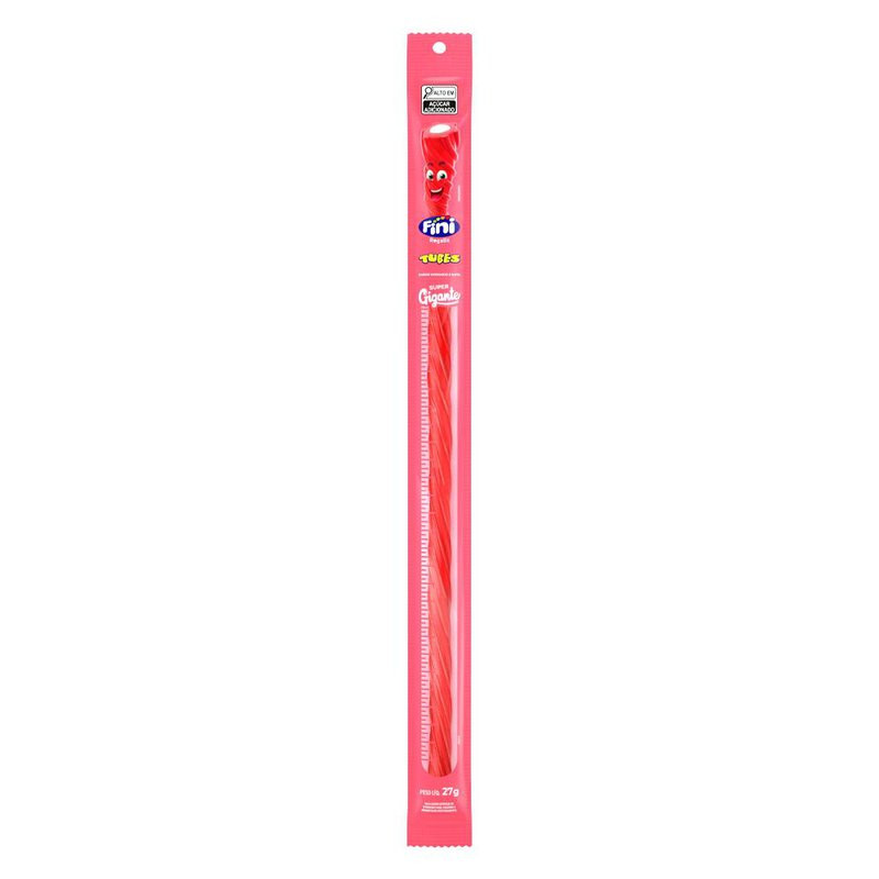 Tubes Fini 27g Morango é aqui na Barcelos