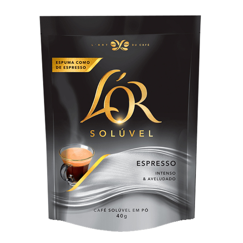 Cafe Soluvel Lor 40g Pouch é aqui na Barcelos