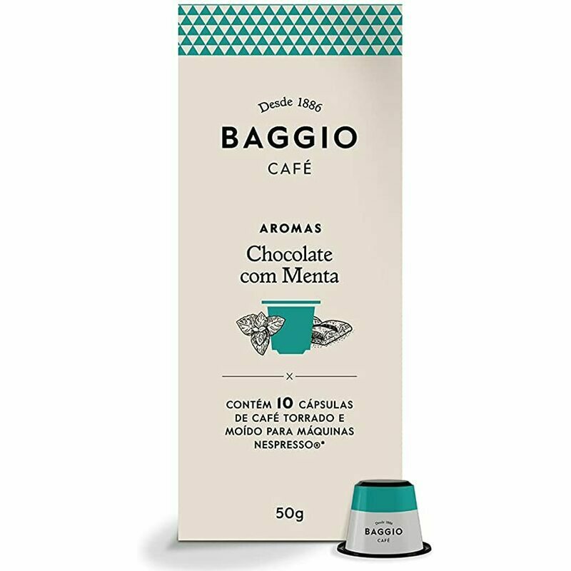Caps.cafe Baggio 10un Choco/menta é aqui na Barcelos