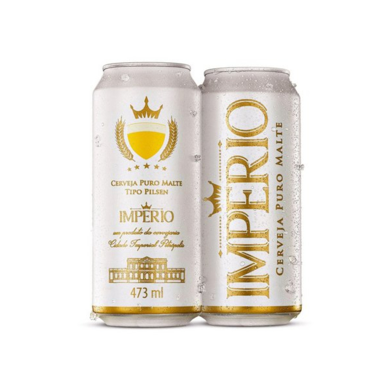 Cerveja Puro Malte Imperio 473ml Lata é aqui na Barcelos