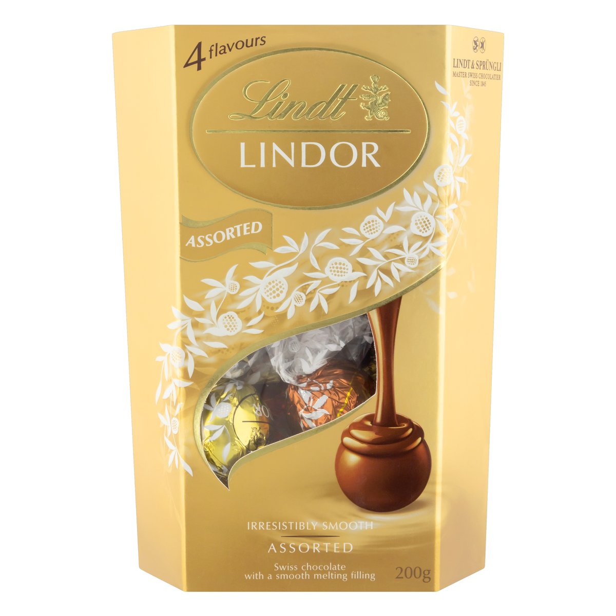 Chocolate Cornet Lindor Lindt 200g Sortido é aqui na Barcelos